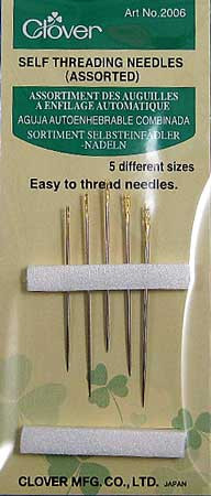 Clover Self Threading Needles (Assorted)