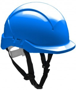 IMPA 310302 LINESMAN SAFETY HELMET REDUCED PEAK BLUE