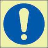 IMPA 335641 Mandatory sign - Think safety