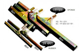 IMPA 174290 SQUEEGEE 350mm FOAMRUBBER IN METAL