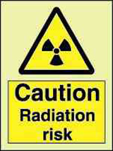 IMPA 337660 hazard sign - Caution radiation risk