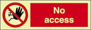 IMPA 338557 Prohibition sign - No access