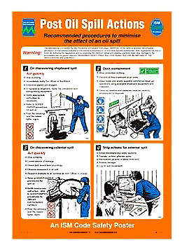 IMPA 331523 Self adhesive poster - Post oil spill actions