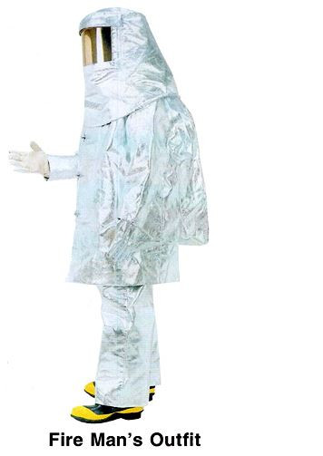 IMPA 330902 Fireman's helmet c/w aluminised neck curtain