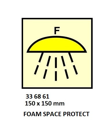 IMPA 336861 IMO FCS - Space protected by fixed foam fire ext. system