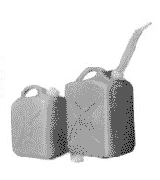 IMPA 617762 BOTTLE PLASTIC WITH SCREW CAP cap.10 litre