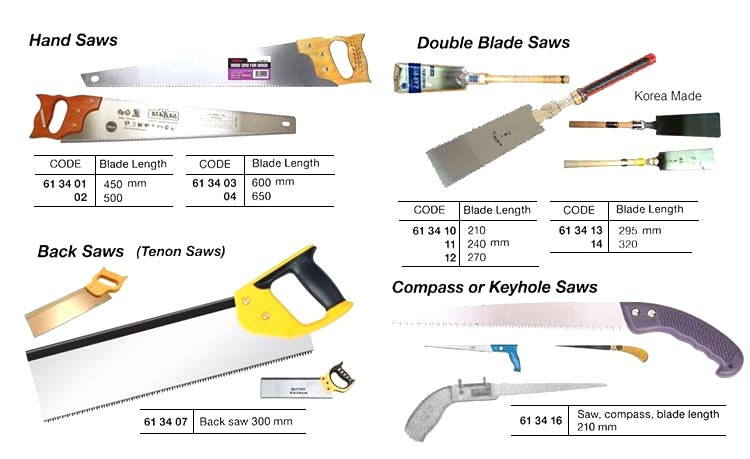 IMPA 613404 SAW HAND WESTERN TYPE 650MM