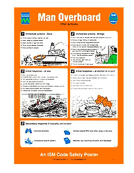 IMPA 331515 Self adhesive poster - Man overboard