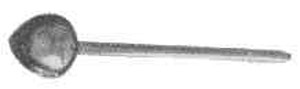 IMPA 172561 SPOON OVAL-PLAIN 350mm STAINLESS STEEL
