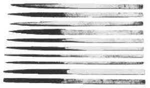 IMPA 614531 ENGINEERS NEEDLE FILE SET 150mm set of 6-pcs HEYCO