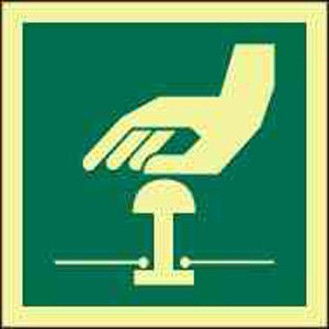 IMPA 334154 Imo Symbol - Emergency stop 150x150 (Picto)