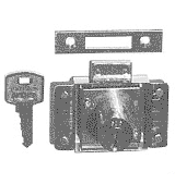 IMPA 490283 CUPBOARD LOCK RIM TYPE RIGHT CYLINDER 22mm 4464-VACHETTE