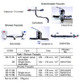 IMPA 531132 BATH / SHOWER FAUCET CHROMED WATERLINE REVERSIBLE 130-170 ...