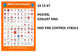 IMPA 331567 Laminated poster - IMO (952) fire control symbols