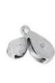IMPA 371587 BLOCK FLAG CHROMED 38MM