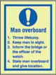 IMPA 335902 Mandatory sign - Man overboard