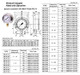 IMPA 653165 PRESSURE GAUGE GLYCERINE FILLED DIA: 100MM G1/2" BOTTOM B ...