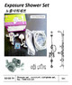 IMPA 530371 SHOWER SET WATERLINE RAIL, HAND SHOWER, HOSE, TRAY 1/2 ...