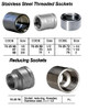 IMPA 732568 SOCKET STAINLESS STEEL BSP 3/8"