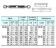 IMPA 230504 TURNBUCKLE OPEN TYPE GALV. M12x200mm EYE+EYE