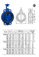 IMPA 756335 Wafer Butterfly Valve - Ductile Iron - Bronze Disc - NBR ...
