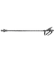 IMPA 270325 Airless paintspray pole gun 1500 mm Asahi Okuma PMG-1.5