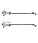 IMPA 270417 Airless paintspray pole gun 1500 mm Iwata AP96-15 / AP65D-15