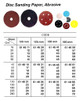 IMPA 614615 DISC PAPER ABRASIVE 100MM GRIT #36