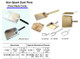 IMPA 615966 DUST PAN NON-SPARK BRASS