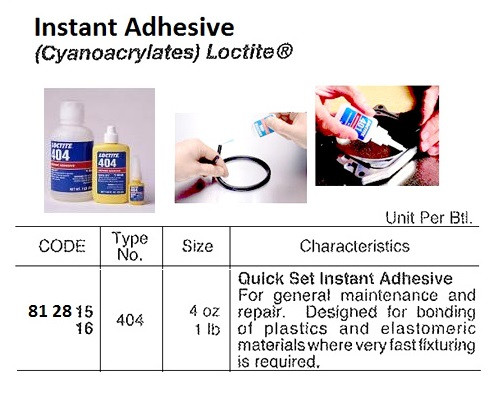 IMPA 812815 LOCTITE IATA UN 3334 406 20 GRAM