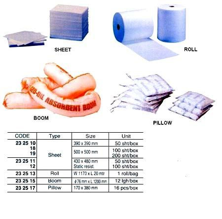 IMPA 232517 OIL-SORBENT PILLOWS 22x20cms box of 16 pcs