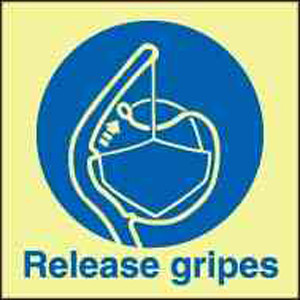 IMPA 335109 Photoluminescent IMO symbol - Release gripes