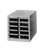 IMPA 613827 STORAGE BIN 147x300x275mm PLASTIC WITH 24 DRAWERS