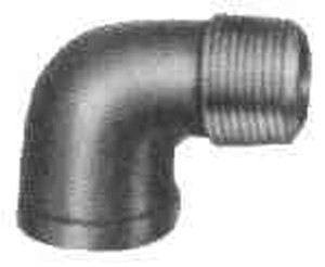 IMPA 730231 STREET ELBOW LONG 1-90degr BSP 1/8" male/female GALV.