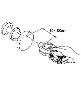 IMPA 651310 TACHOMETER MANUAL DEUMO 0-50000 RPM IN CASE