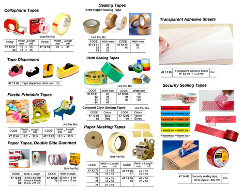 IMPA 471376 TAPE SEALING KRAFT PAPER 25MMX50MTR