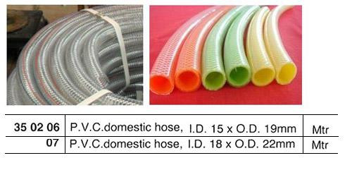 IMPA 350207 TRANSPARENT HOSE 18 MM 22 MM 50 MTR PVC
