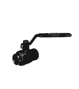 IMPA 756671 Two way ball valve female AISICF8M 1.1/2"BSPP 100BAR