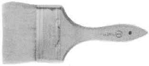 IMPA 510116 VARNISH BRUSH FLAT 25mm WITH WOODEN HANDLE