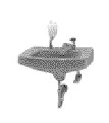 IMPA 530241 WASHBASIN TOTO L250AM 560 X 460 MM 2 TAPHOLES