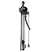 IMPA 591352 Chain hoist pneumatic - 0,5 ton -10,5 mtr./min with full ...