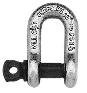 IMPA 234101 CHAIN SHACKLE SCREW PIN 7x 8x12mm SWL 0,5 ton