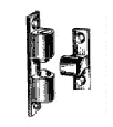 IMPA 492402 DOUBLE BALL CATCH 50mm BRASS