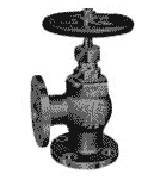 IMPA 750137 ANGLE VALVE F7302 5K 5K-65 JIS BRONZE 65 MM 115 MM 155 MM ...