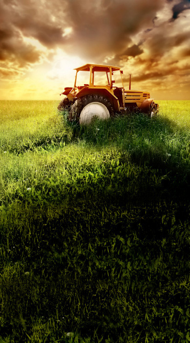 Tractor Sunset Backdrop | Photo Pie