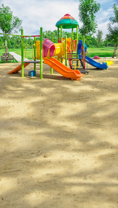 Candy Colored Playground Backdrop | Photo Pie