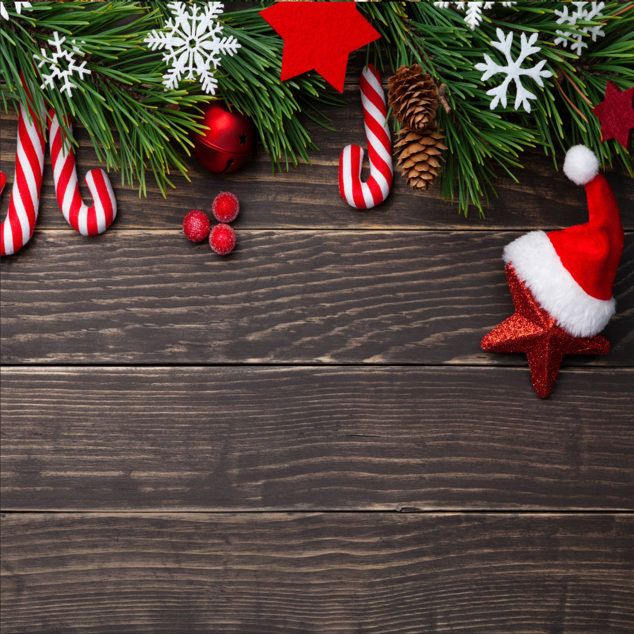 Red Christmas Border Backdrop | Photo Pie