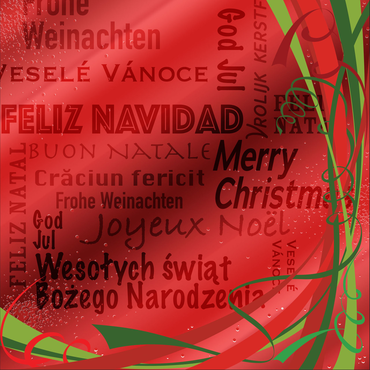 Christmas In Every Language Backdrop | Photo Pie