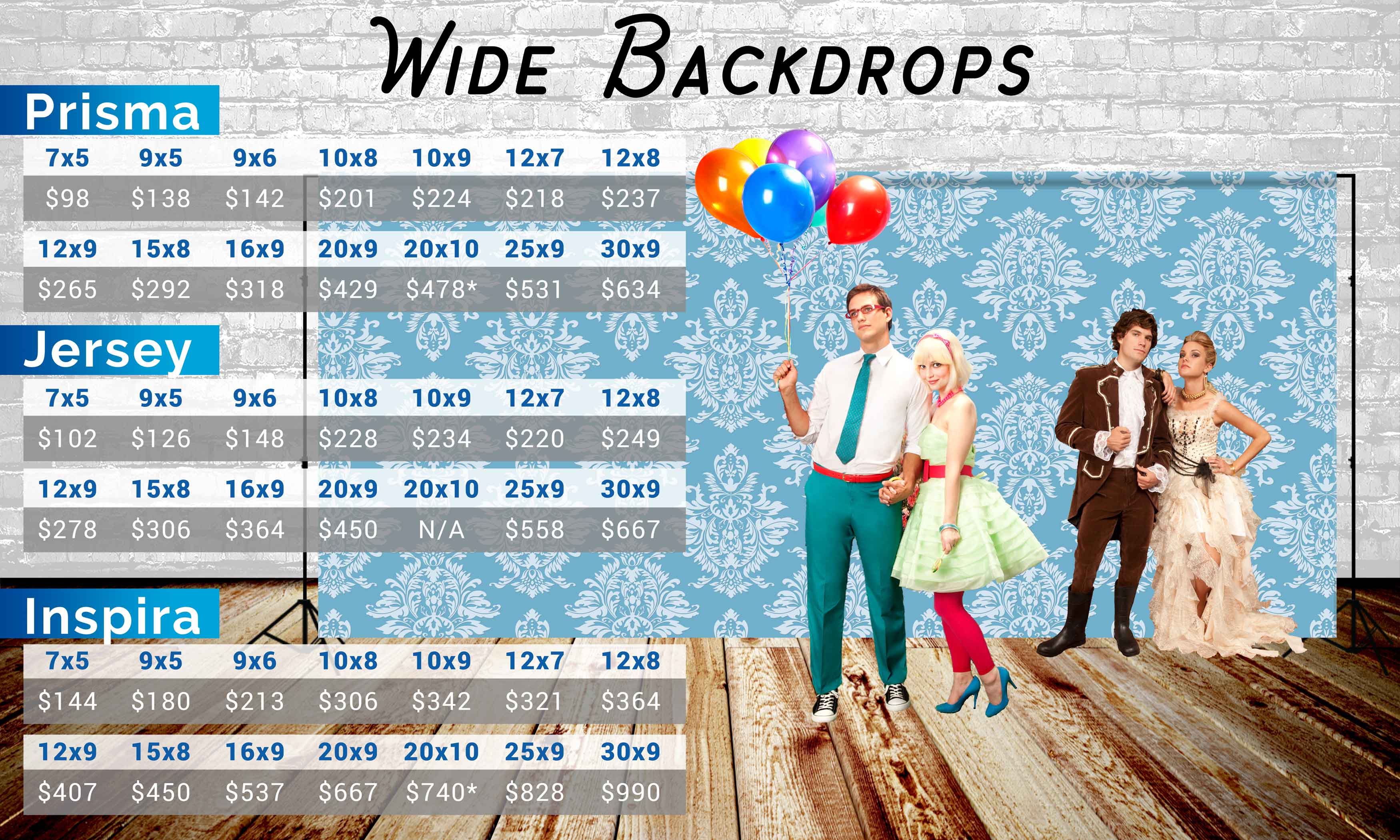 Backdrops For Studios, Photographers & Events | Photo Pie