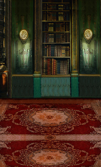 Elegant Library Backdrop | Photo Pie